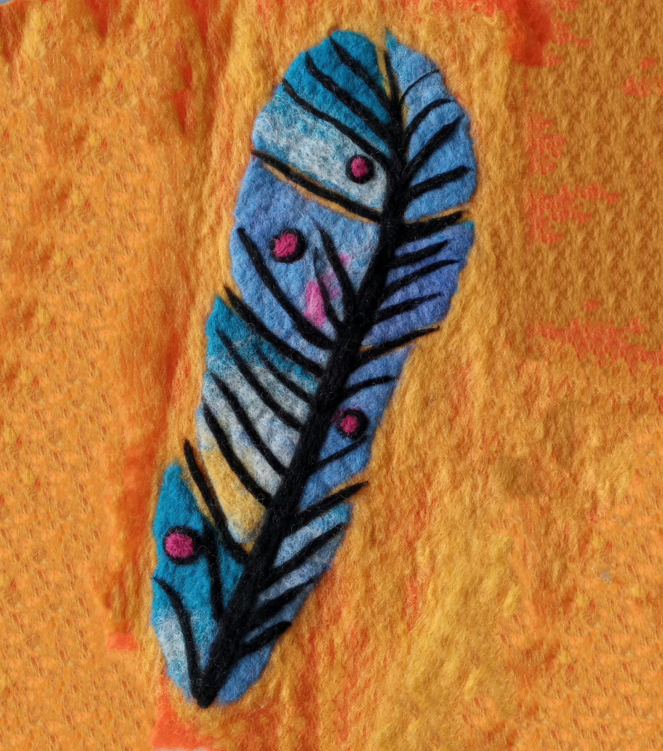Mr.-Jackson-Heron-feather – Niki Collier Textiles & Art